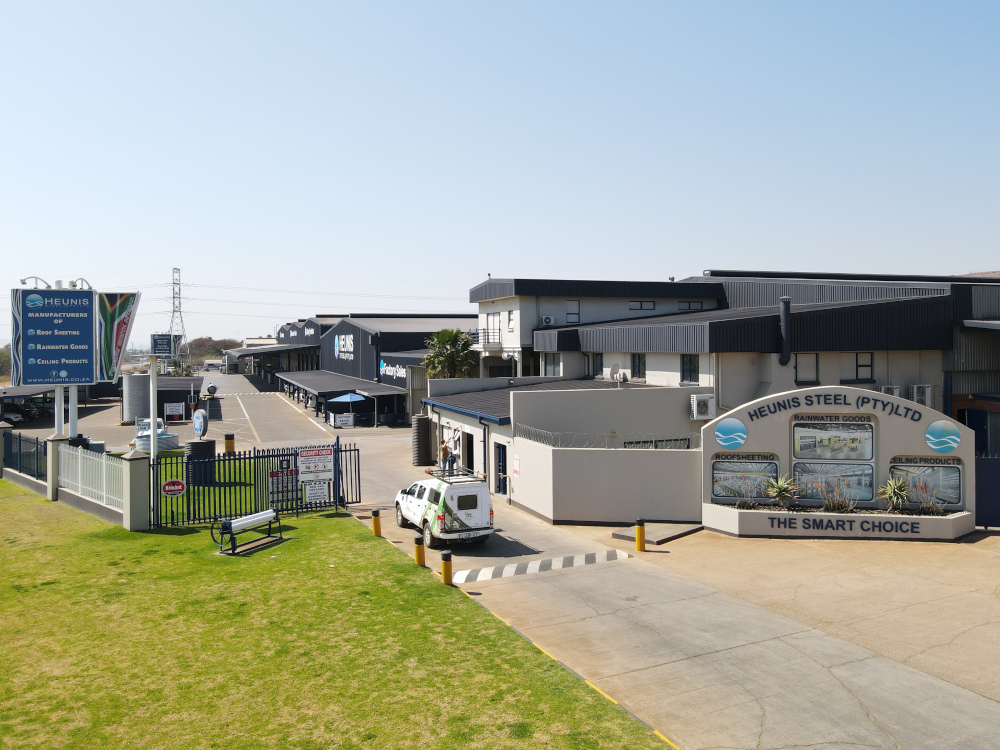 Rainwater Good Prices, Galvanised Gutters and Downpipes | Heunis Steel